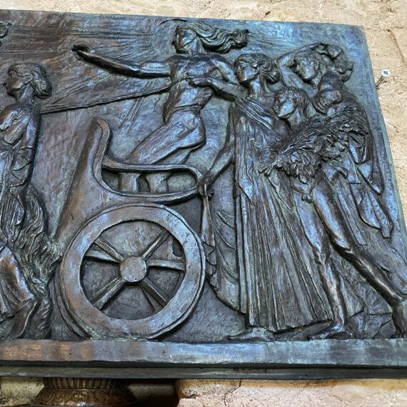 Bronze bas-relief Ancient Rome - RA-MA