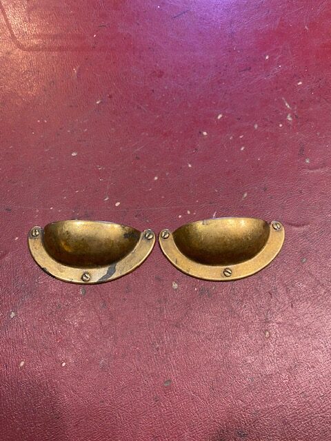 Large Brass Niche Handles - RA-MA