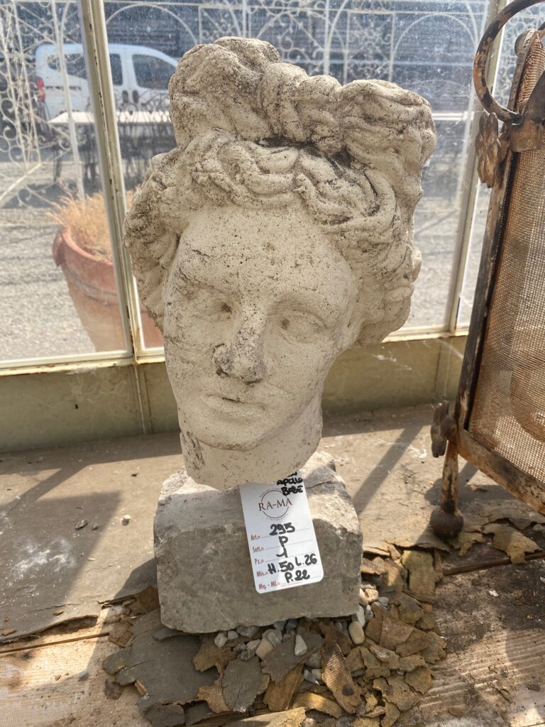 Head of Apollo on base - RA-MA